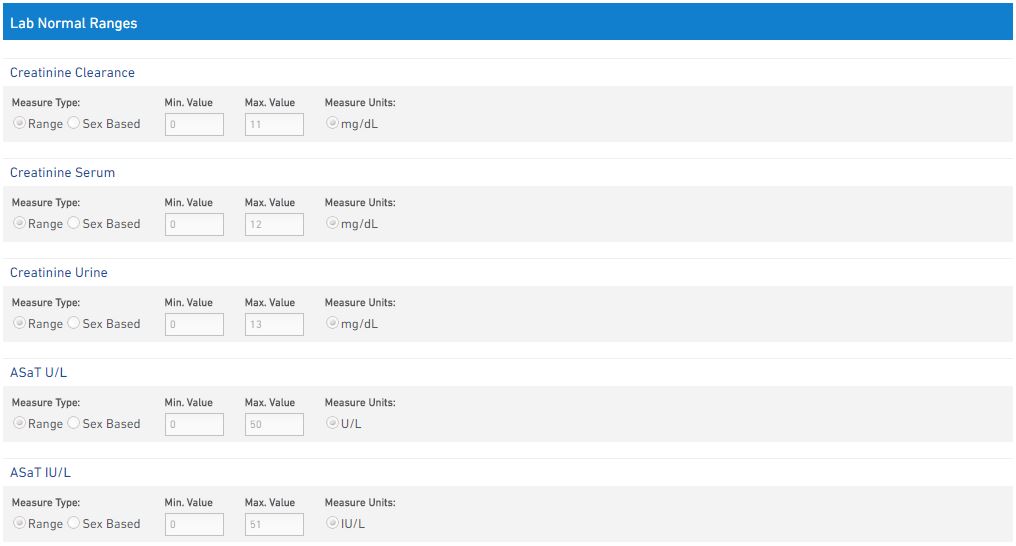 How to complete Laboratory Normal Ranges – Catchtrial